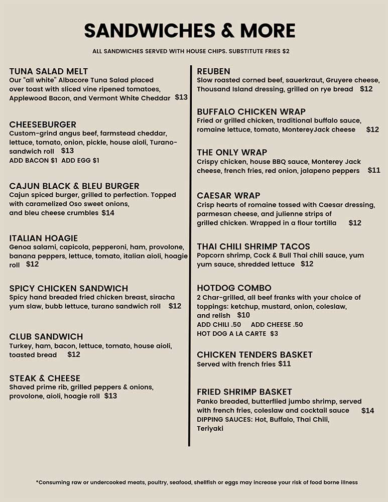 Experience Dining at 1955 Restaurant & Bar - Sleepy Hollow Golf Club